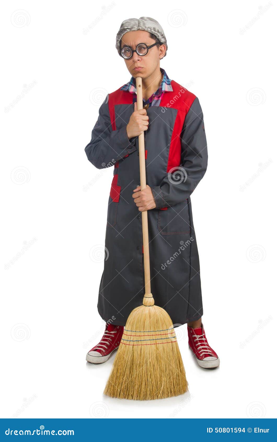 Funny janitor stock photo. Image of mess, floor, comic - 50801594
