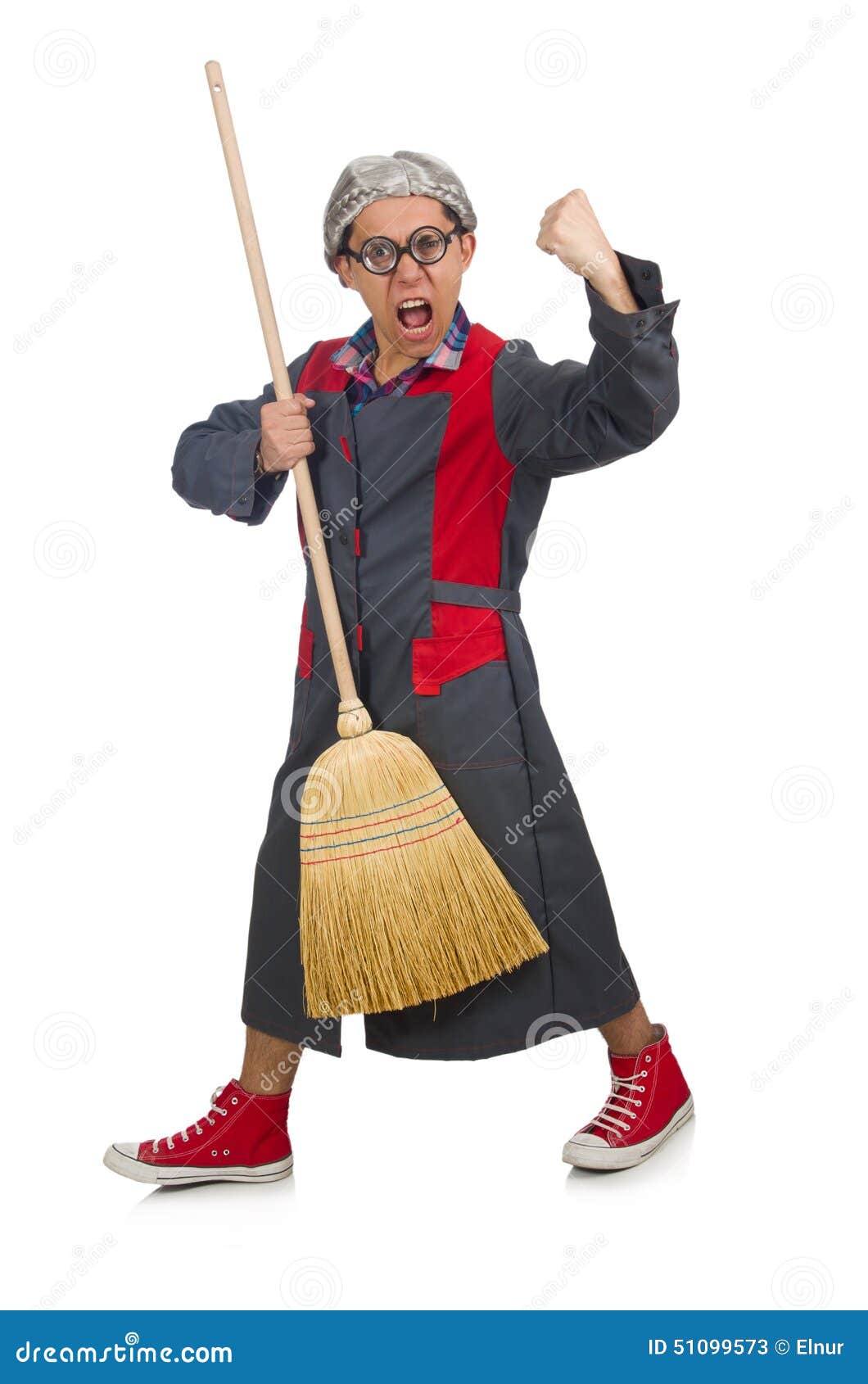 Funny janitor stock image. Image of home, industry, male - 51099573