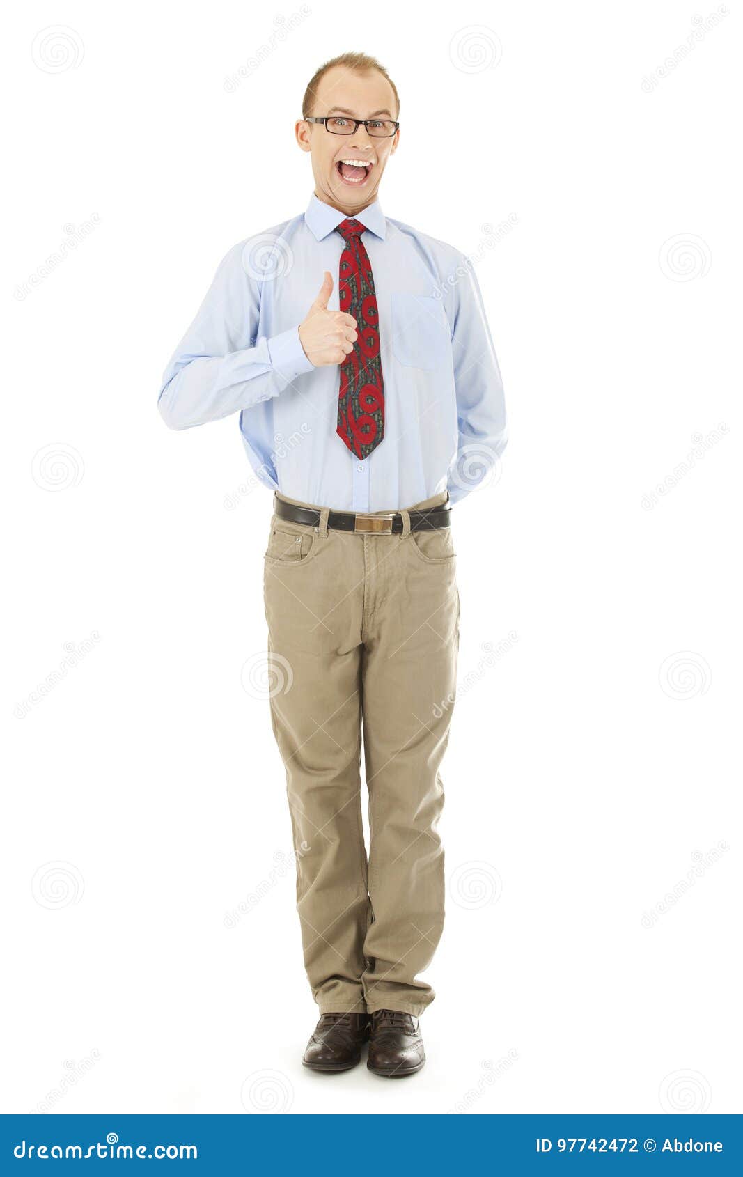 Funny joking businessman stock photo. Image of confident - 97742472