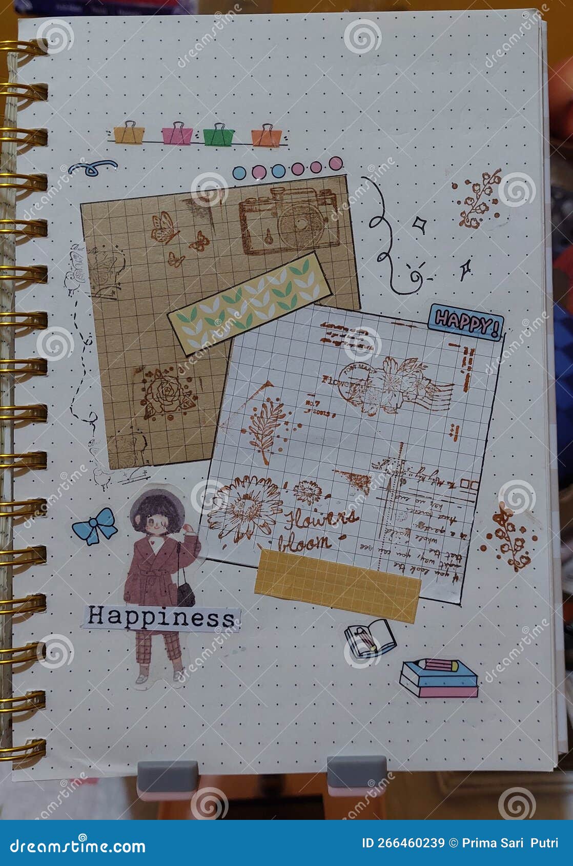 Funny journal book editorial stock image. Image of sticker - 266460239