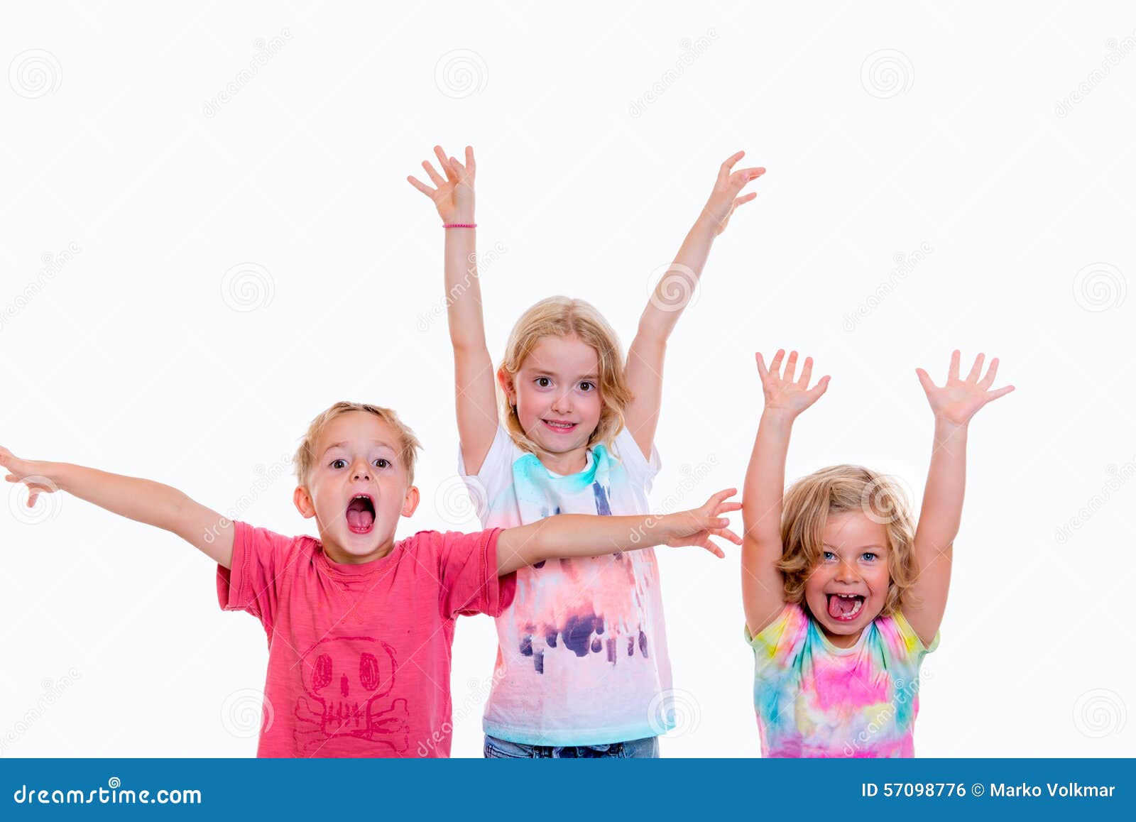 Funny Jubilating Children Stock Photos - Free & Royalty-Free Stock ...