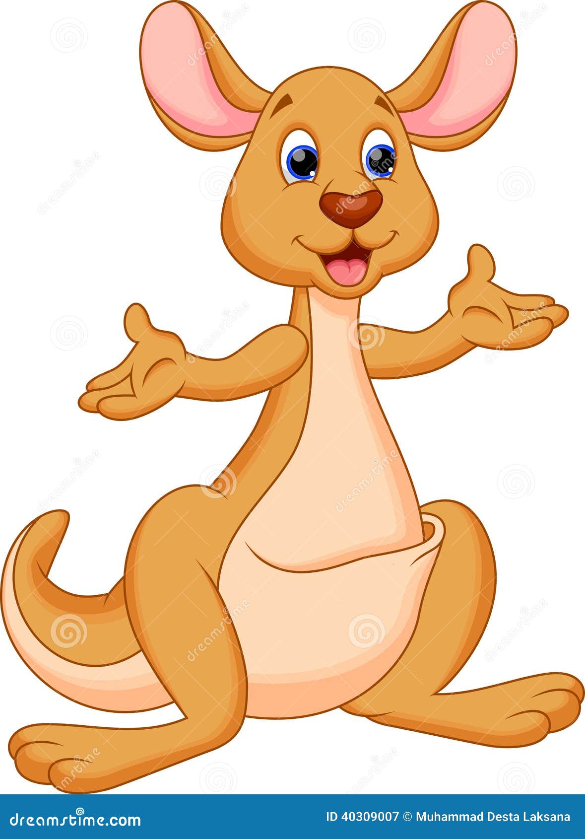 Kangaroo Cartoon Illustration | CartoonDealer.com #76885369