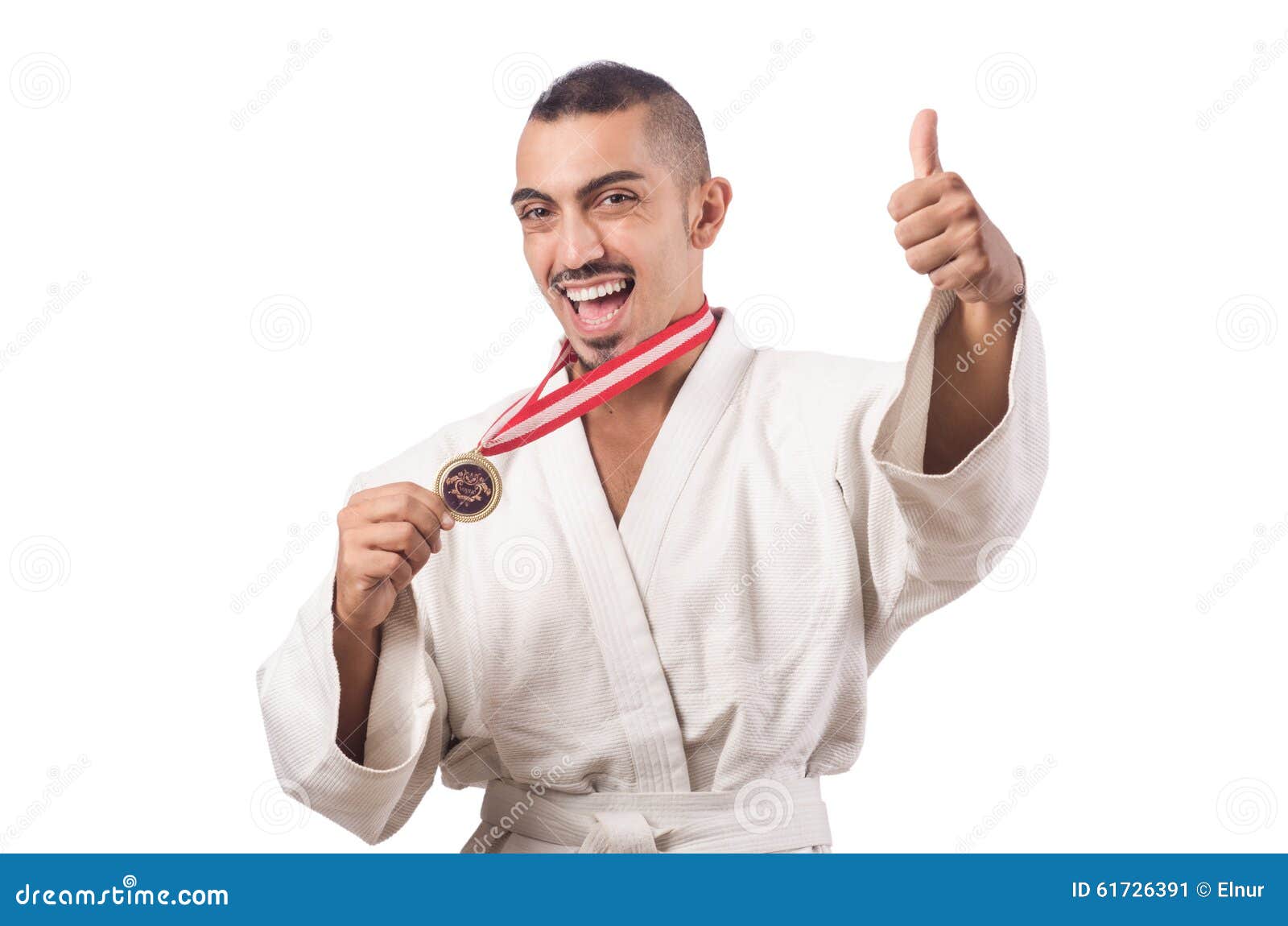 Funny Karate Fighter Royalty-Free Stock Photo | CartoonDealer.com #47574189