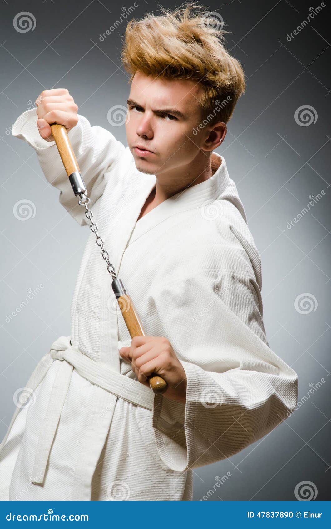 Funny karate fighter stock photo. Image of funny, karate - 47837890