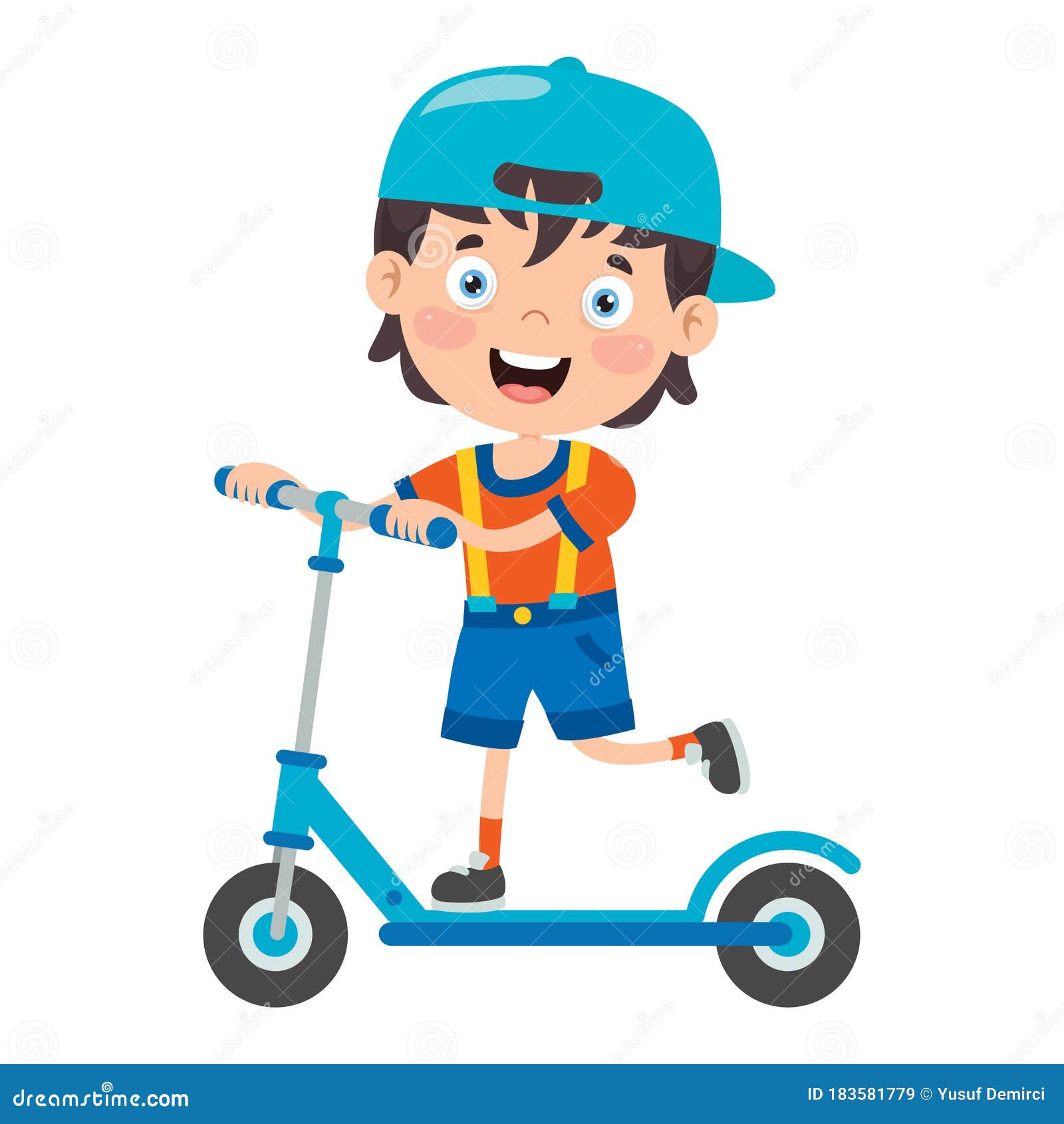 Scooter Kid Stock Illustrations – 4,205 Scooter Kid Stock Illustrations ...