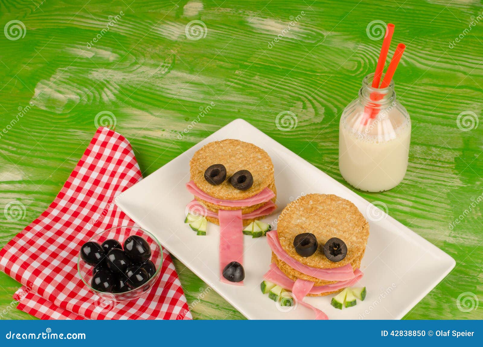 Funny kid snack stock photo. Image of plate, bread, serving - 42838850