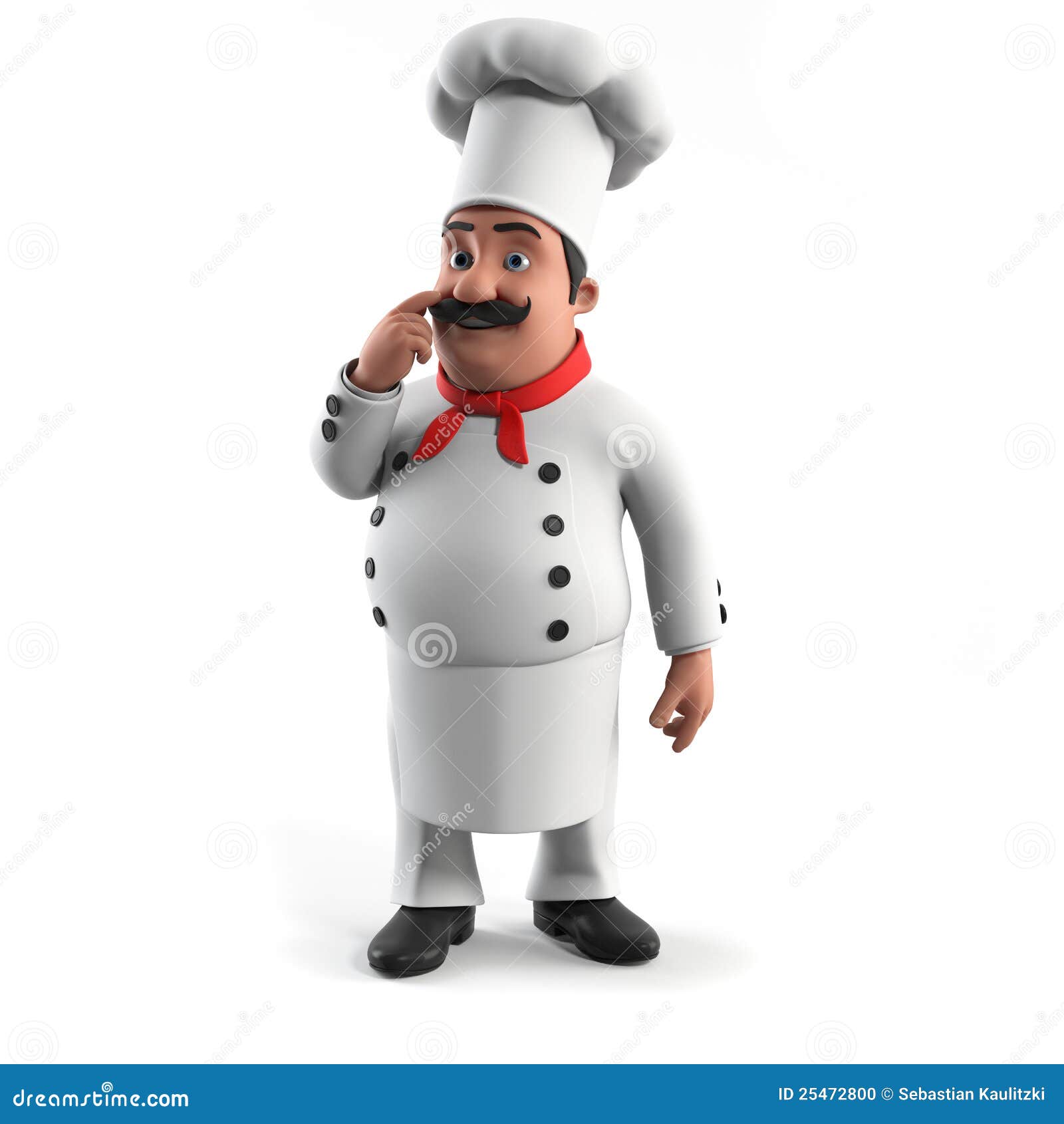 Funny kitchen chef stock illustration. Illustration of menu - 25472800
