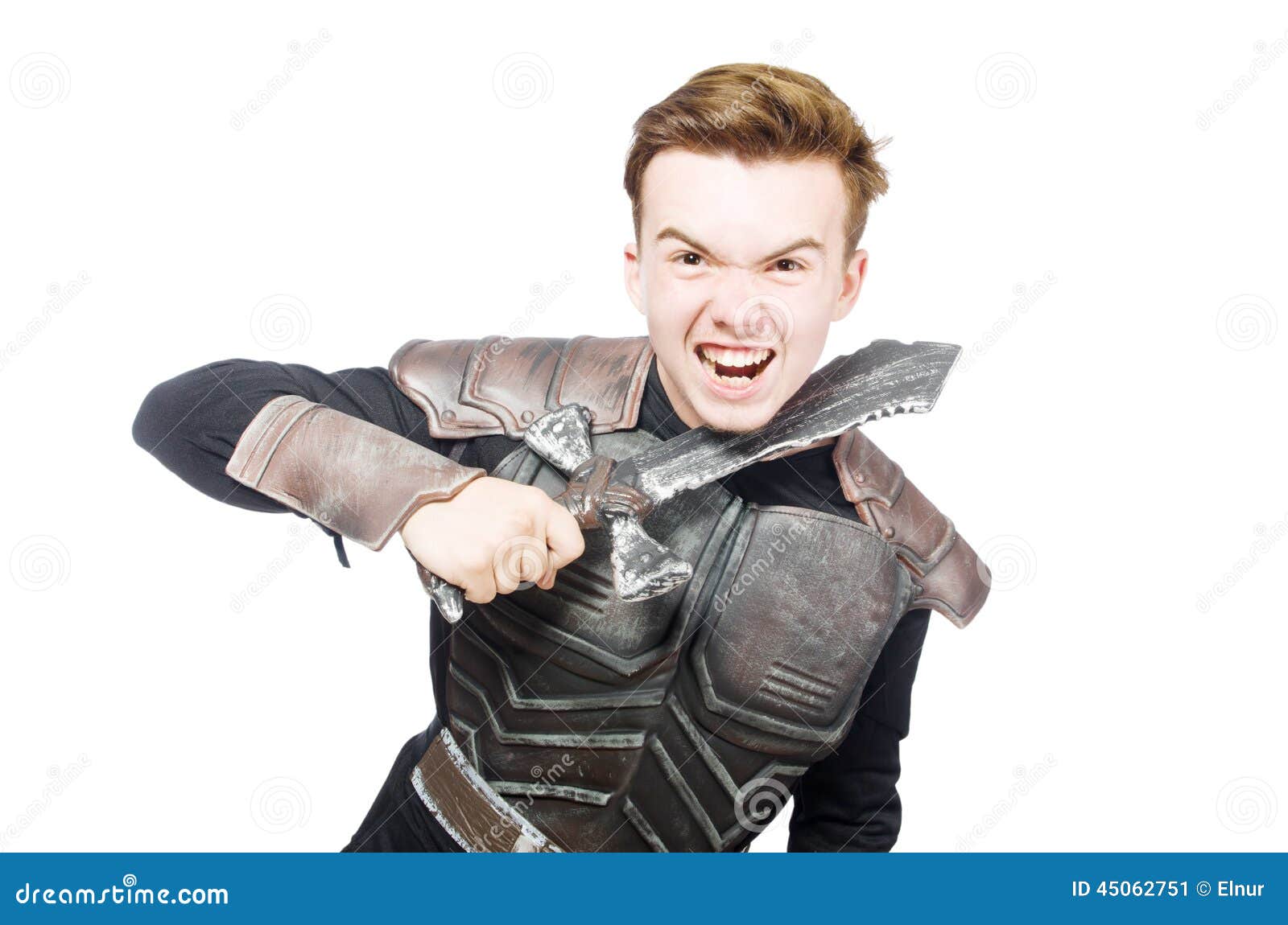Funny knight isolated stock image. Image of funny, armour - 45062751