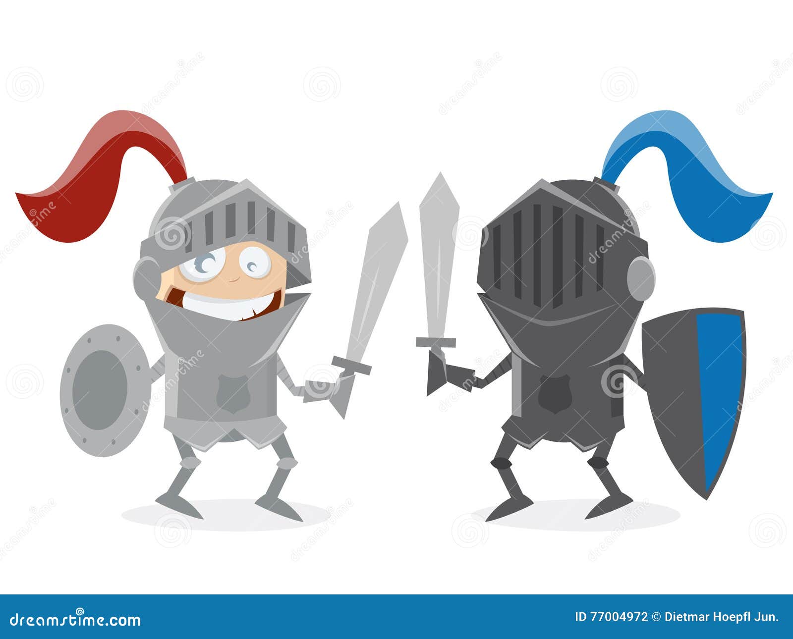 Cartoon Sword Fighting