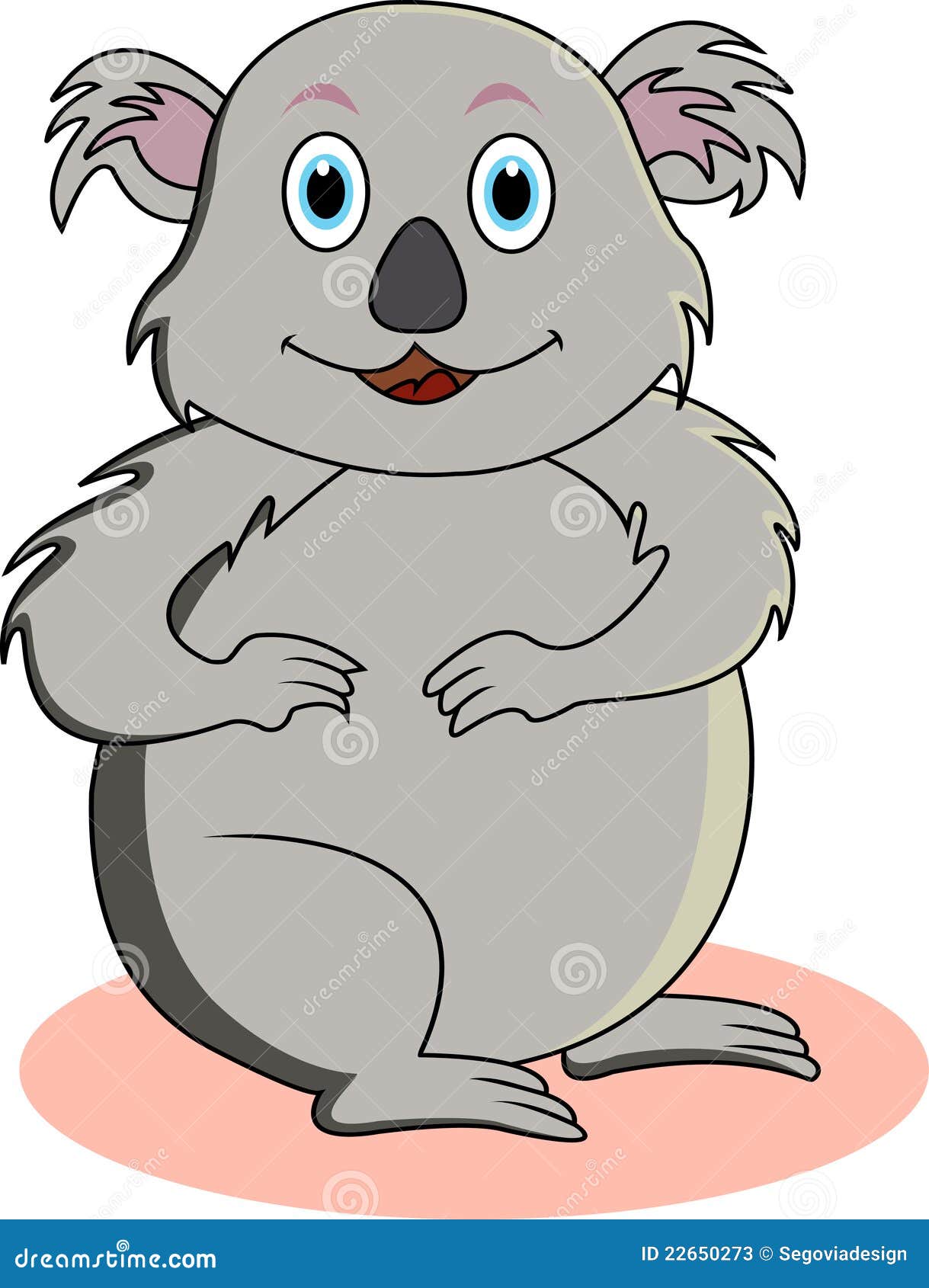 Funny koala cartoon stock vector. Illustration of humorous - 22650273