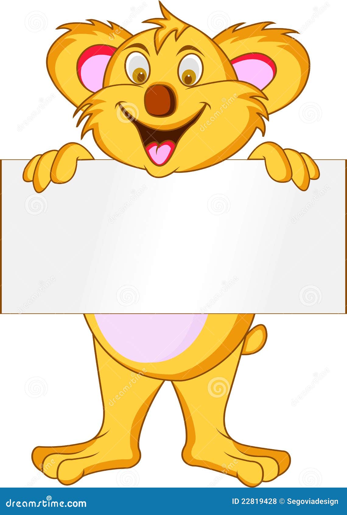Funny koala cartoon stock vector. Illustration of drawing - 22819428