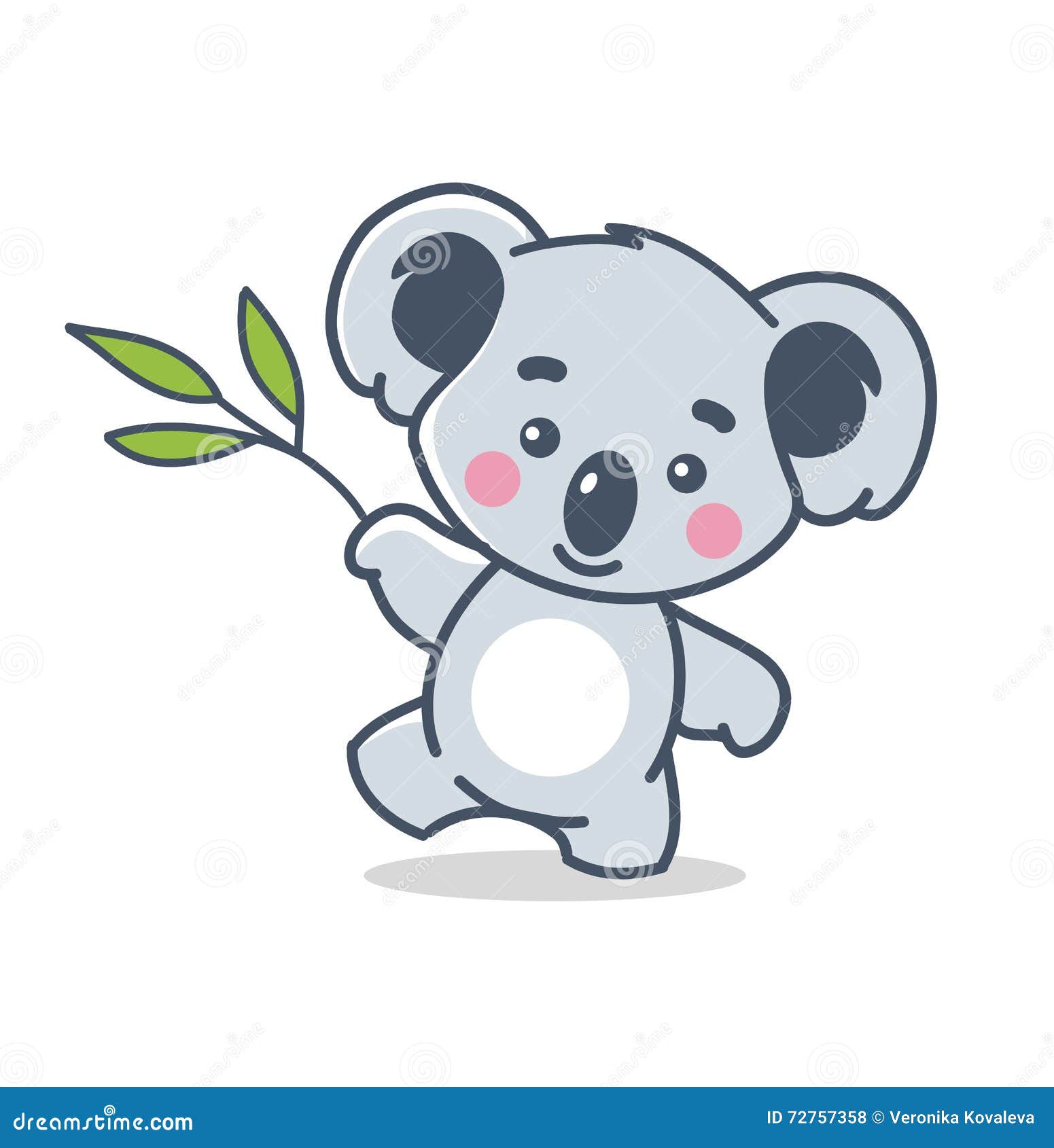 Funny Koala Cartoon Vector Illustration | CartoonDealer.com #22819368