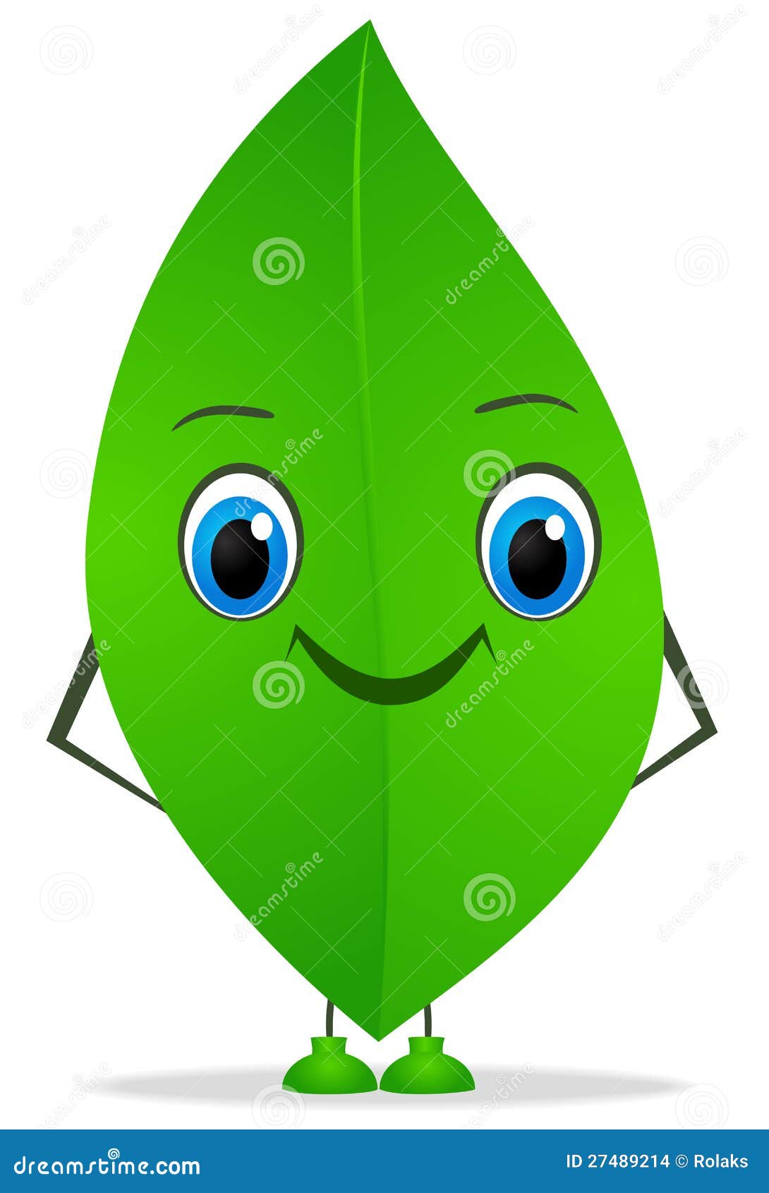 Funny leaf stock illustration. Illustration of leaves - 27489214