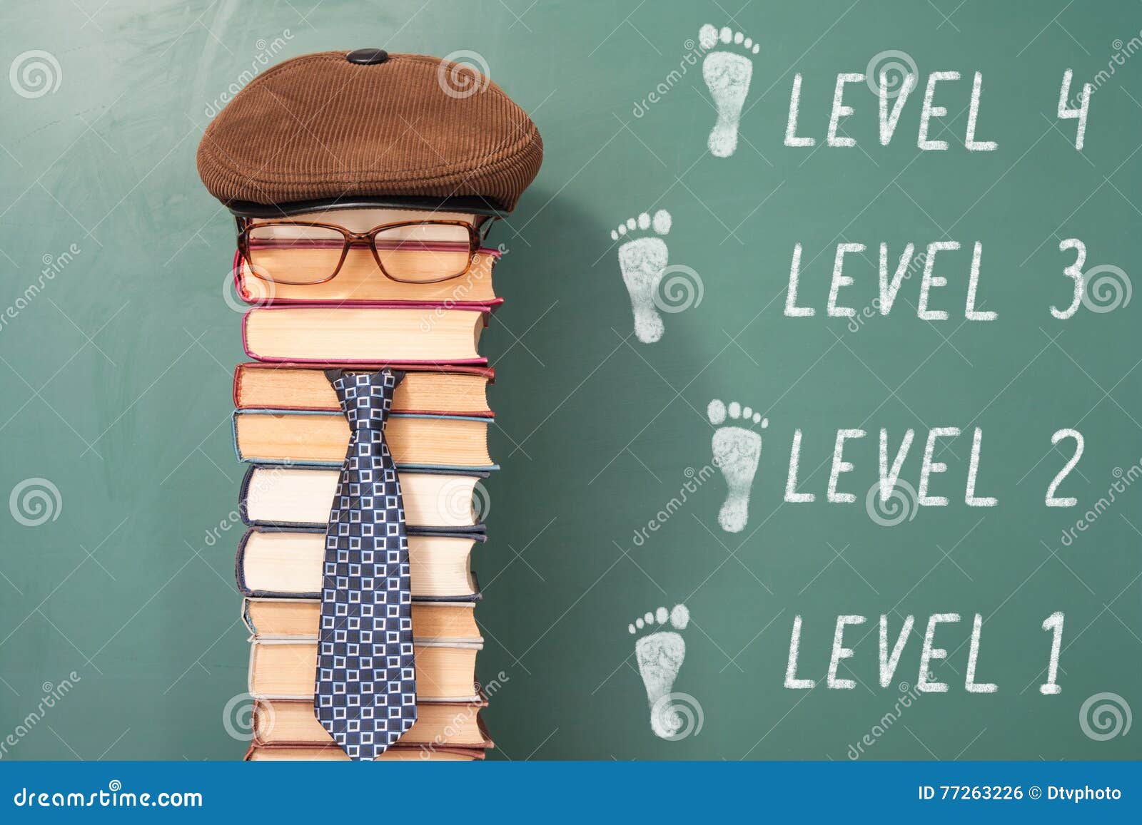 Funny Level Education Concept Stock Photo - Image of fancy, idea: 77263226