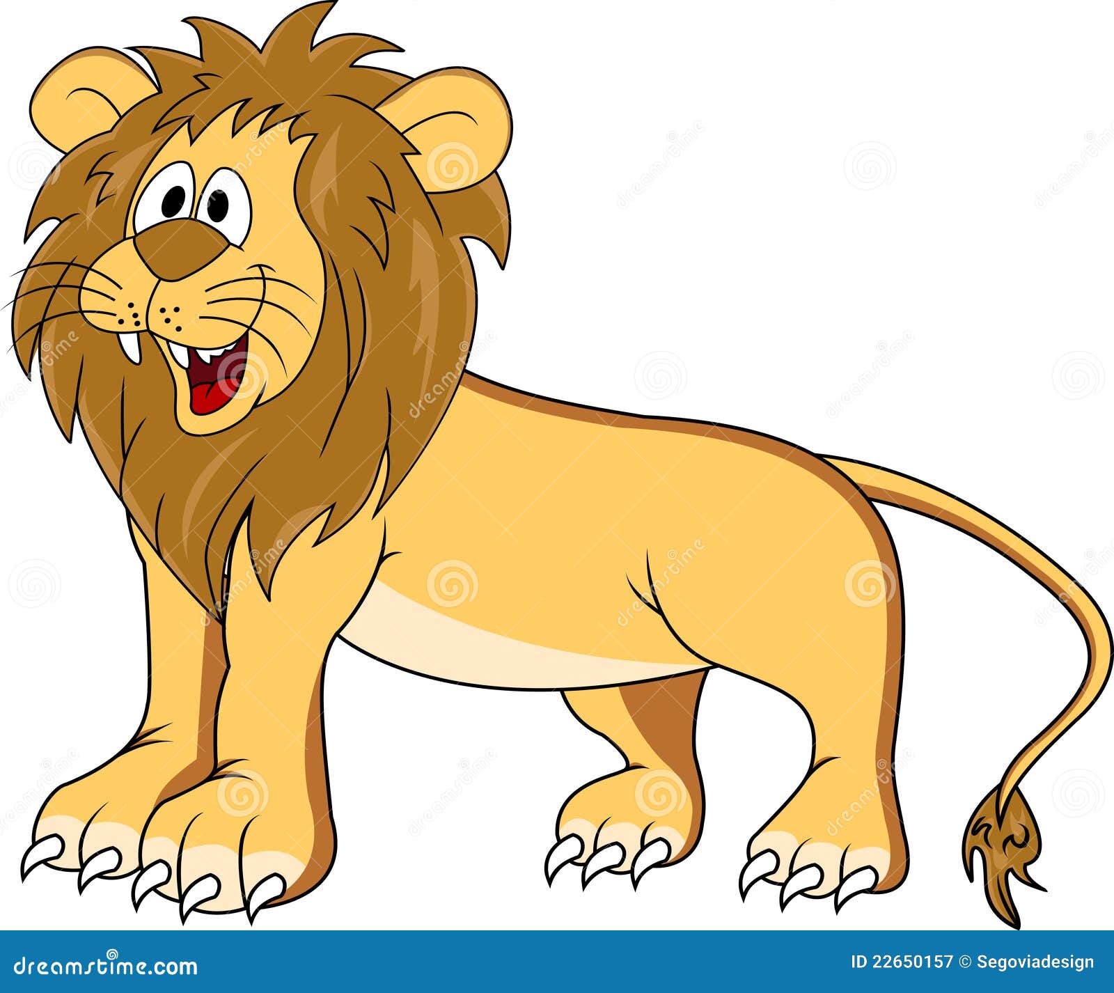 Funny Lion Kawaii Cartoon Expressions Set Vector Illustration ...