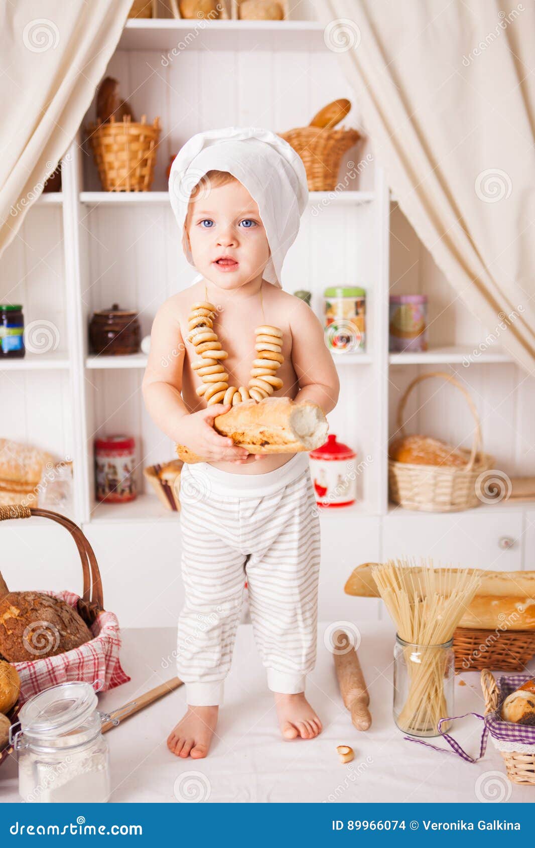 Funny little cook stock photo. Image of child, funny - 89966074