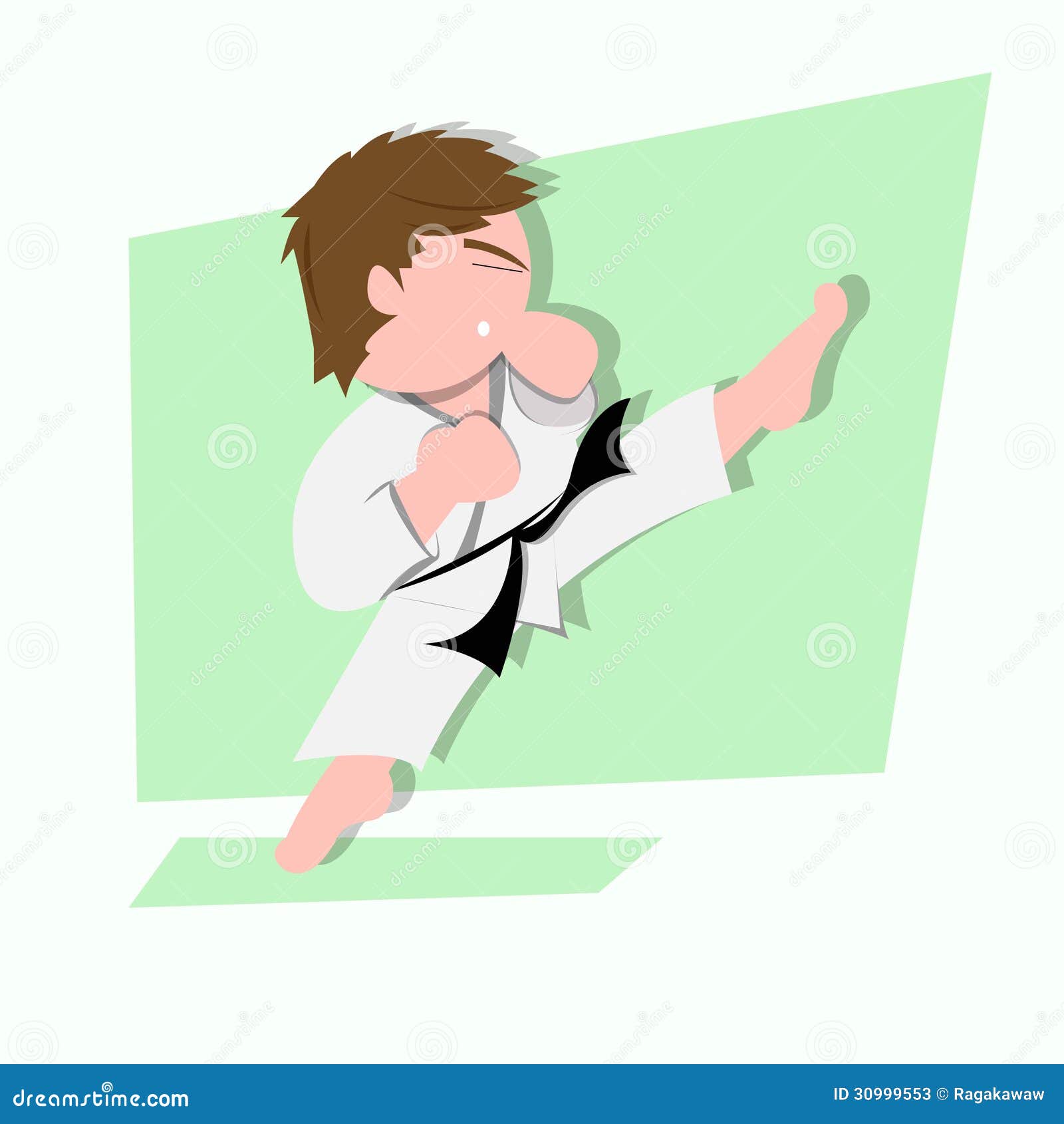 Kick Some Serious Butt Today Inspirational Card With Peach And ...