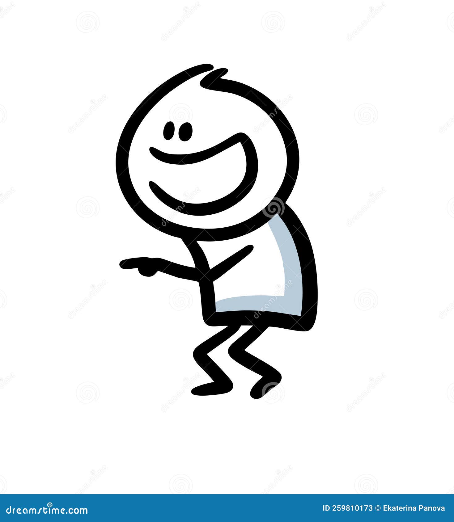 Funny Little Man Laughs and Points Towards the Finger. Stock ... Funny Little Man Laughs and Points Towards the Finger. Stock ...
