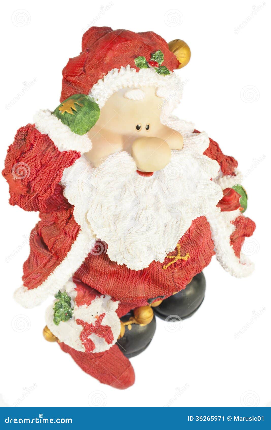 Funny little Santa stock image. Image of white, fictional - 36265971
