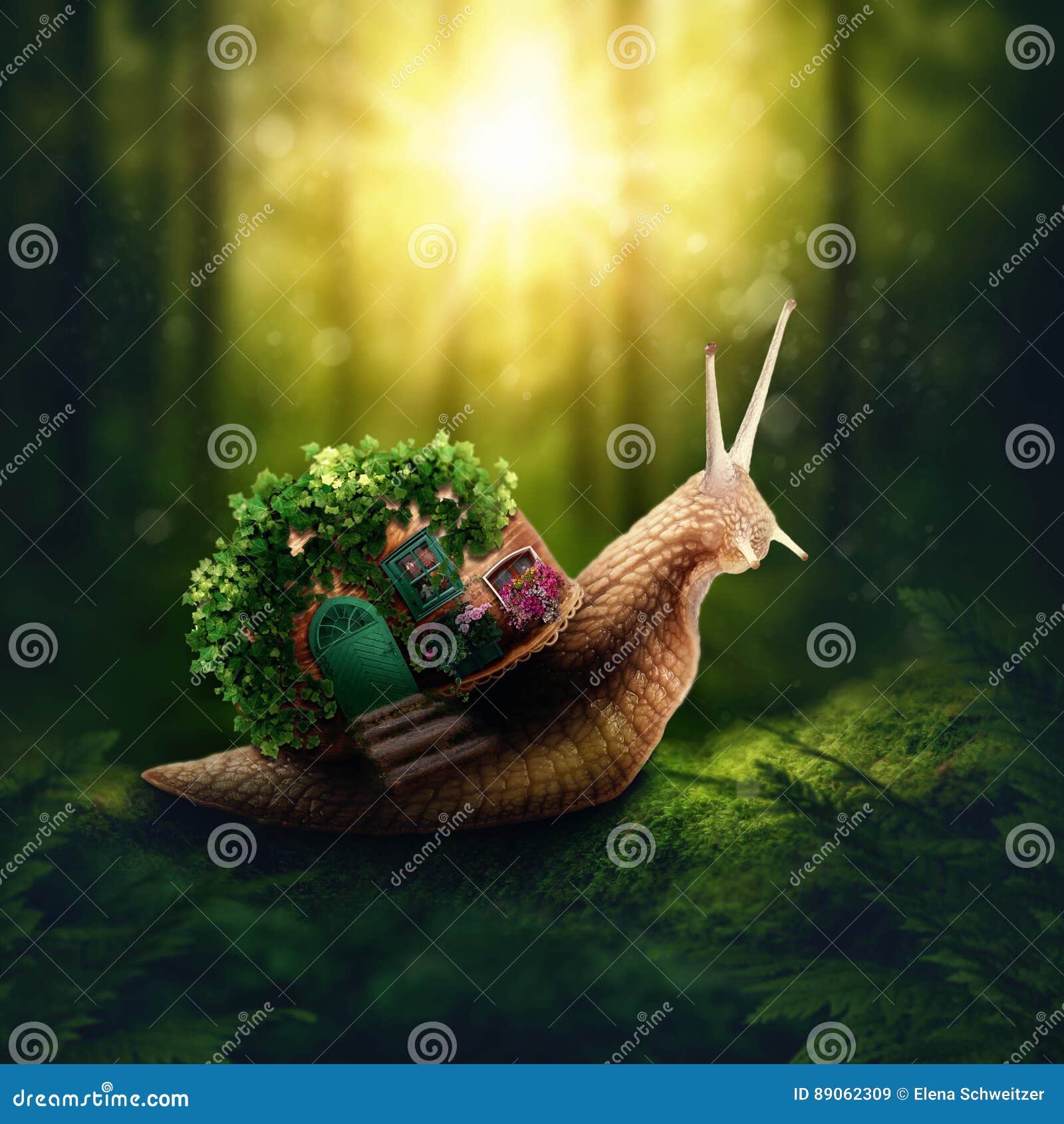 Funny little snail stock image. Image of built, imagination - 89062309