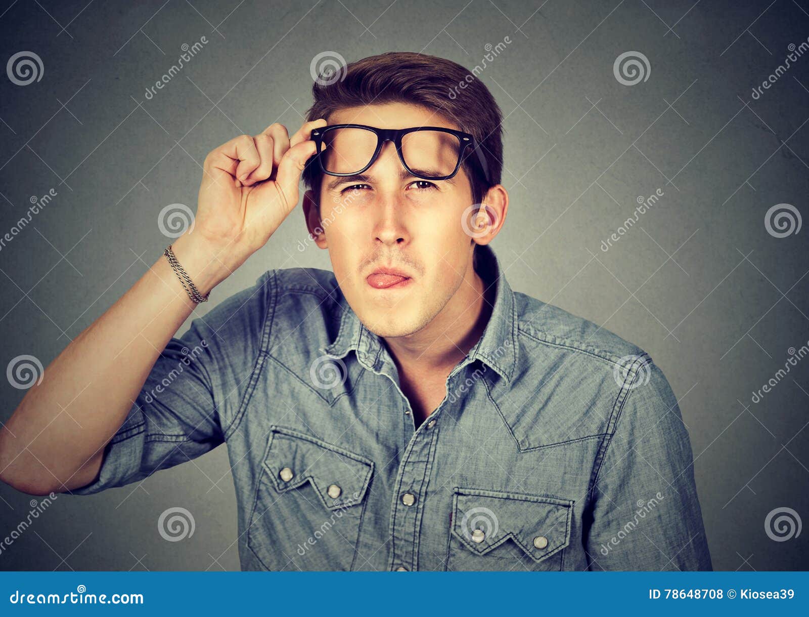Funny Looking Skeptical Man in Glasses Stock Photo - Image of person ... Funny Looking Skeptical Man in Glasses Stock Photo - Image of person ...