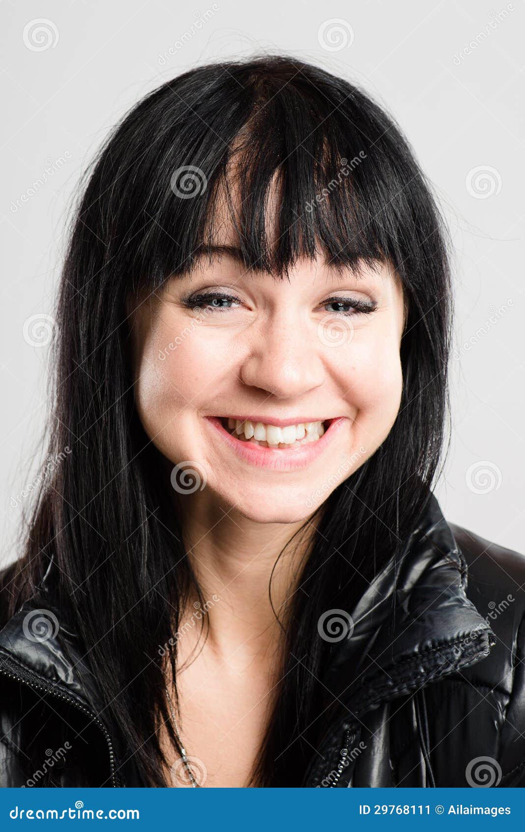 Portrait Real People High Definition Grey Background Stock Image ...