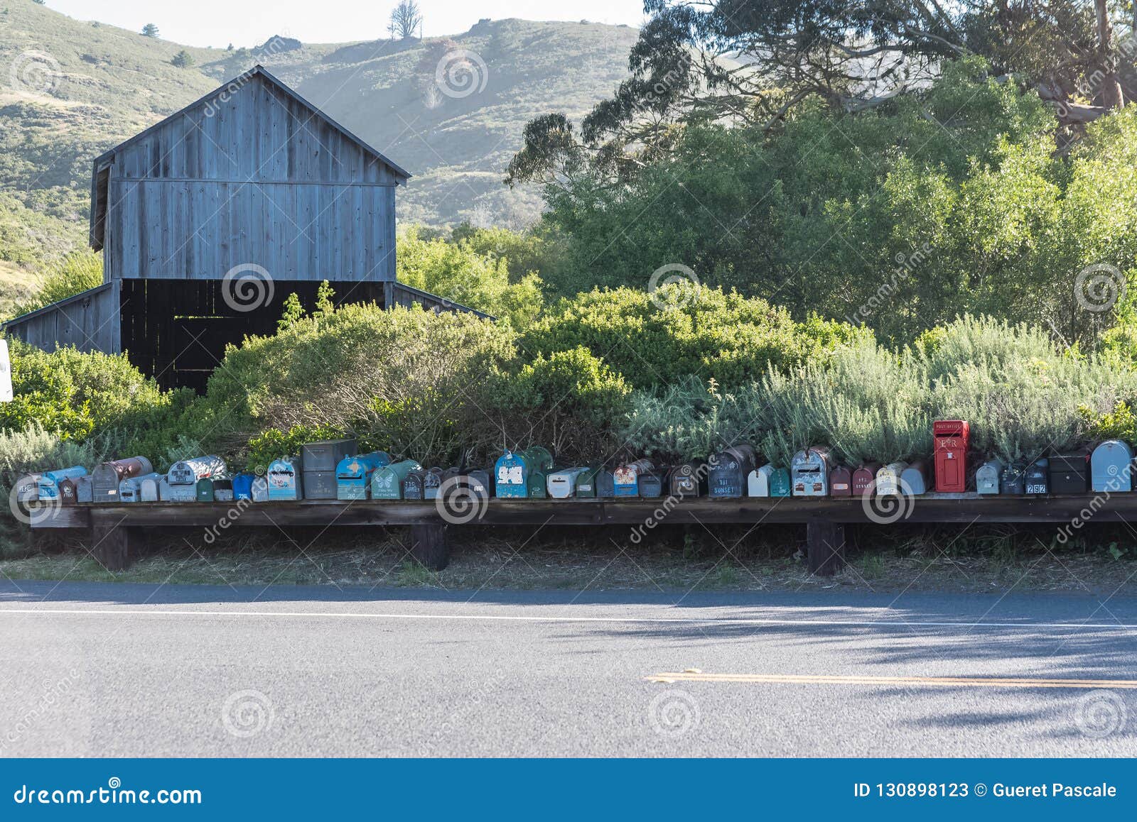 Funny mailboxes editorial stock photo. Image of national - 130898123