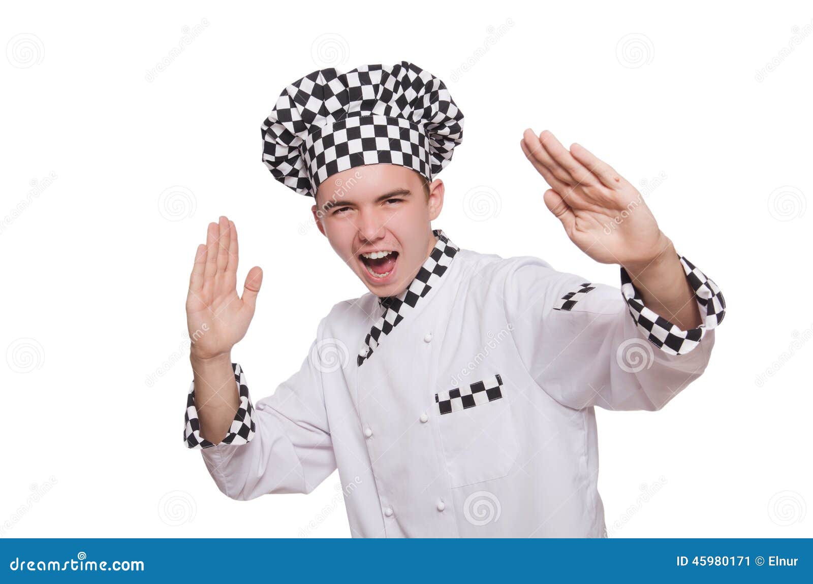 Funny male cook isolated stock image. Image of casual - 45980171