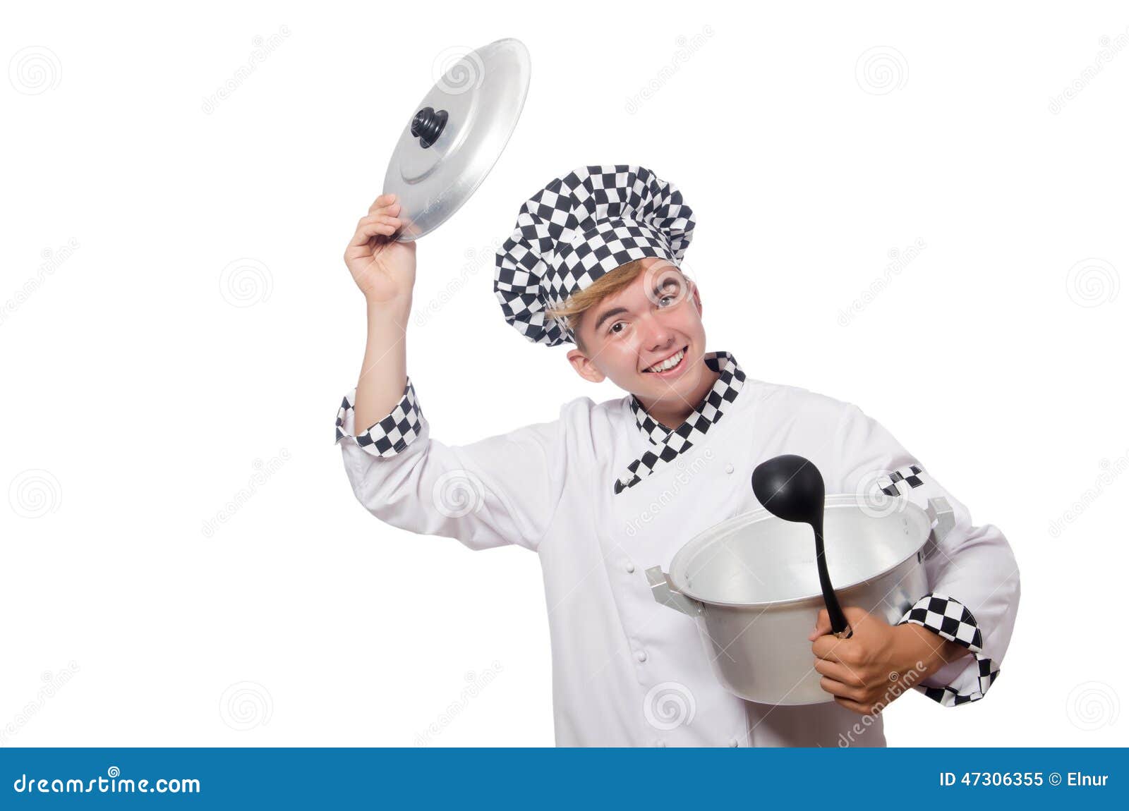 Funny male cook isolated stock image. Image of cheerful - 47306355