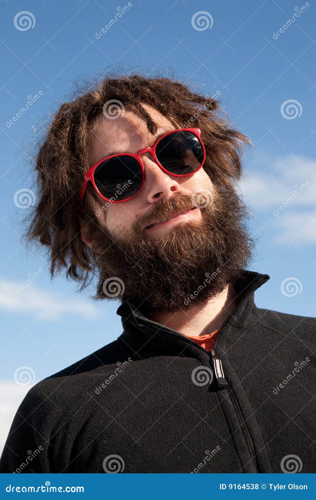 Funny Male Portrait stock photo. Image of brown, leisure - 9164538