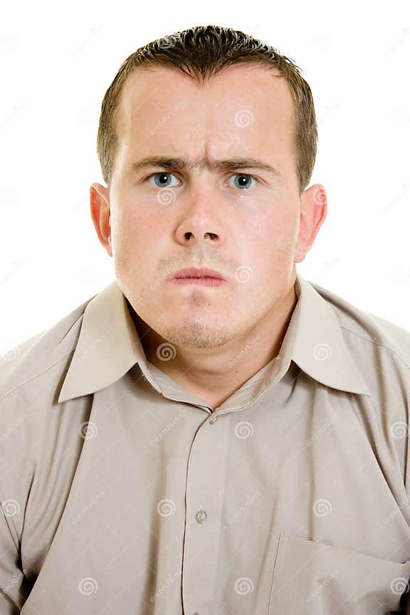 Funny man stock photo. Image of expressions, isolated - 22620904