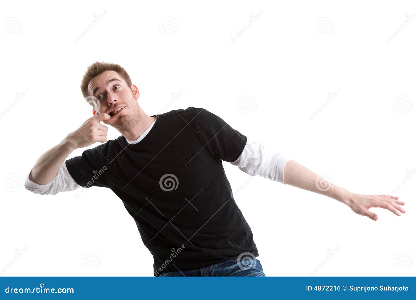 Funny man stock photo. Image of communication, expression - 4872216