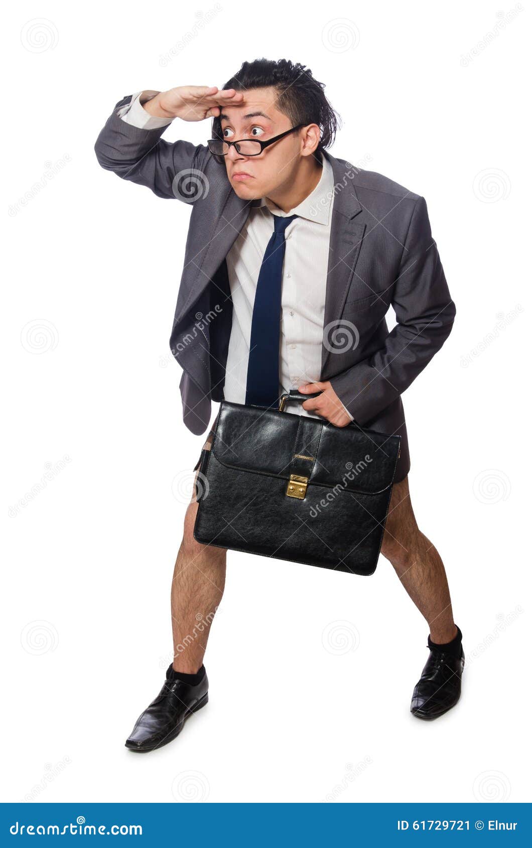 The Funny Man in Business Concept Stock Image - Image of humorous ...