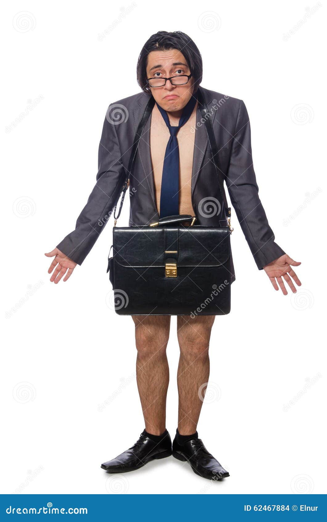 Funny Man in Business Concept Stock Photo - Image of male, executive ...