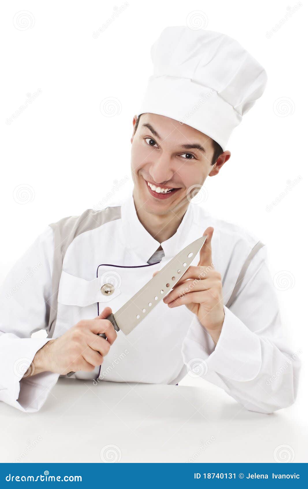 Funny man chef stock image. Image of male, adult, food - 18740131