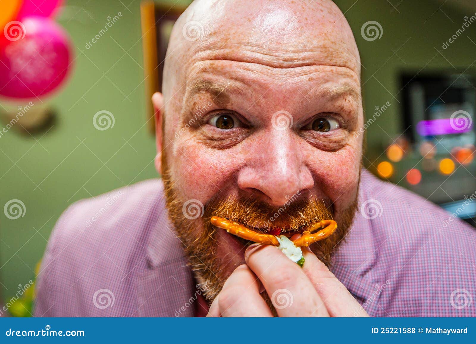 Funny man eating stock photo. Image of snack, appetizer - 25221588