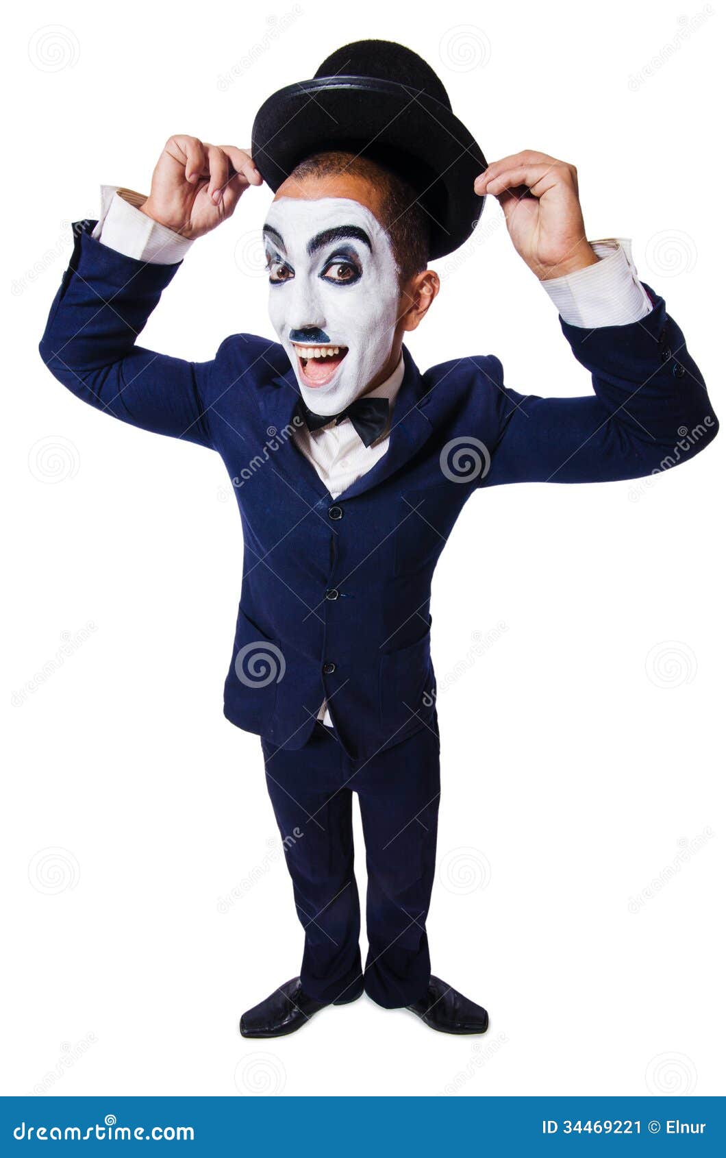 Funny man stock image. Image of makeup, humor, person - 34469221