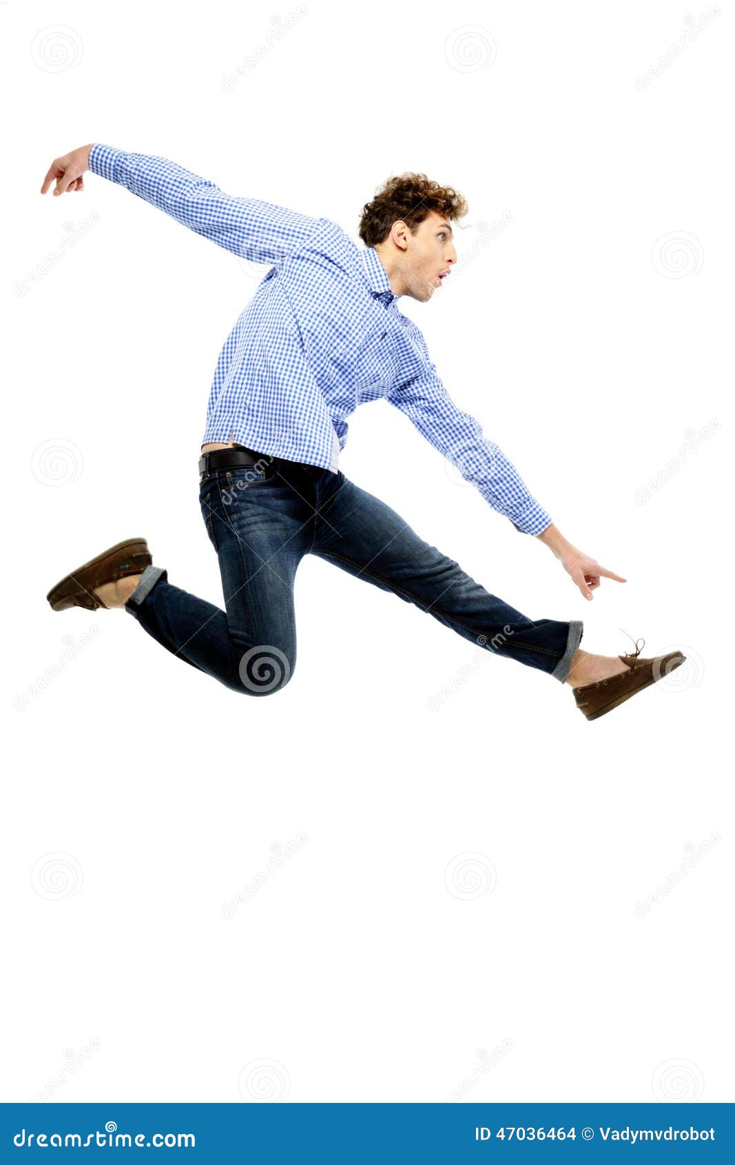 Funny man flying stock photo. Image of male, funny, frightened - 47036464