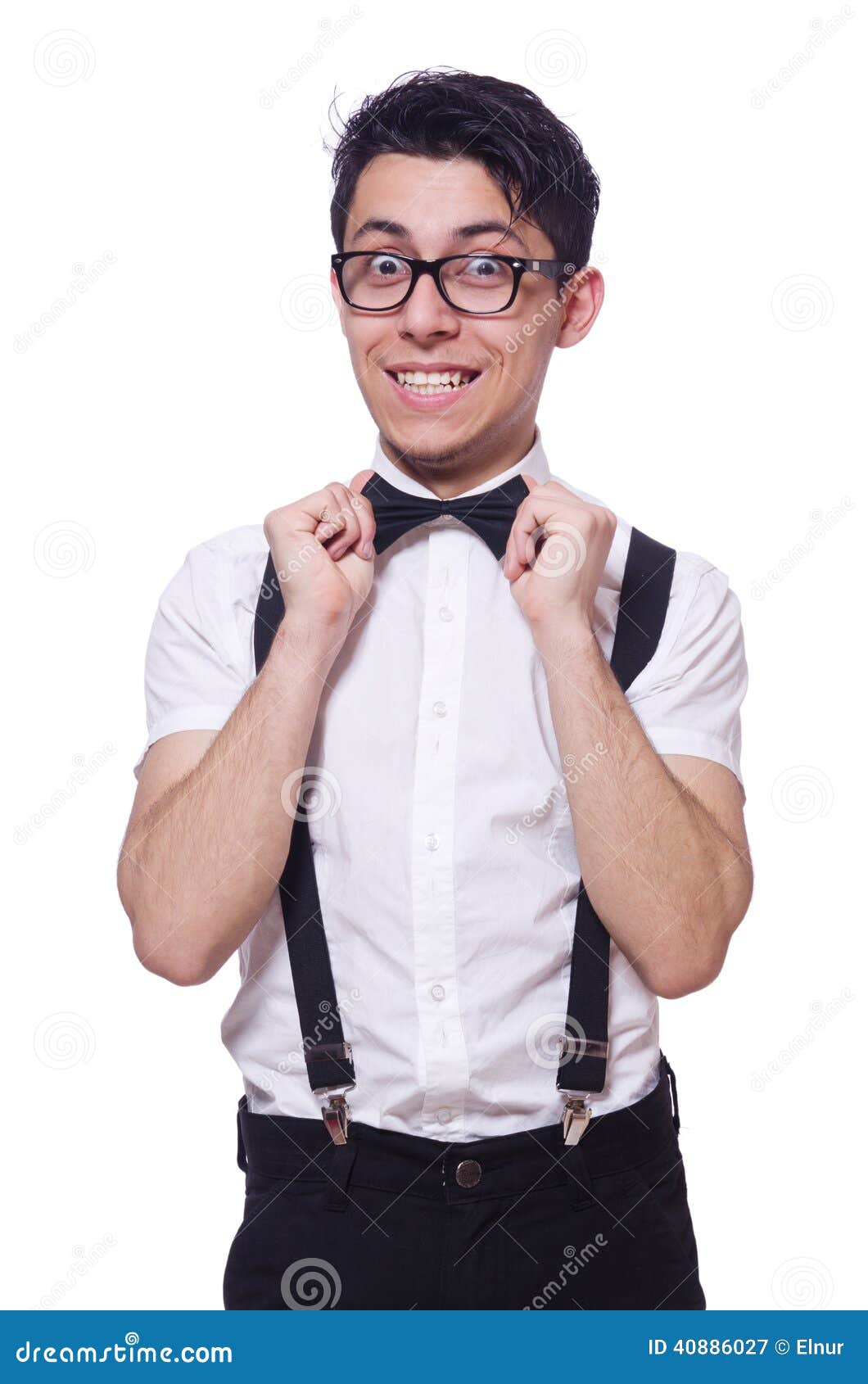 Funny man stock image. Image of hair, comic, identity - 40886027