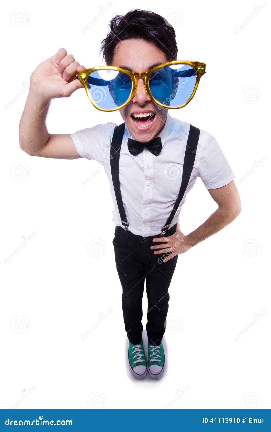 Funny man isolated stock photo. Image of businessman - 41113910