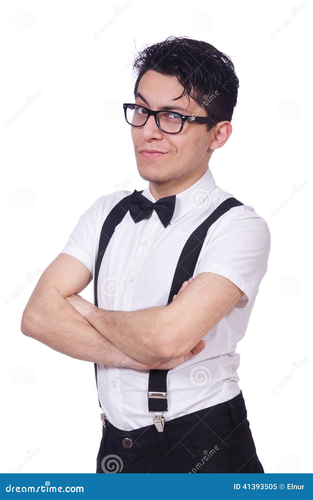 Funny man isolated stock image. Image of face, humor - 41393505