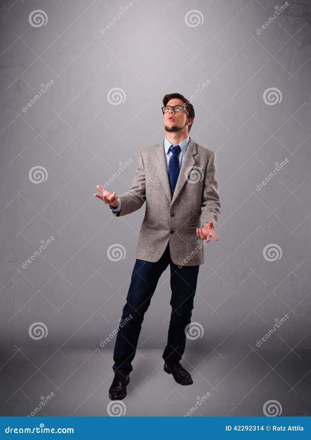 Funny Man Juggling with Copy Space Stock Photo - Image of hand, juggle ...