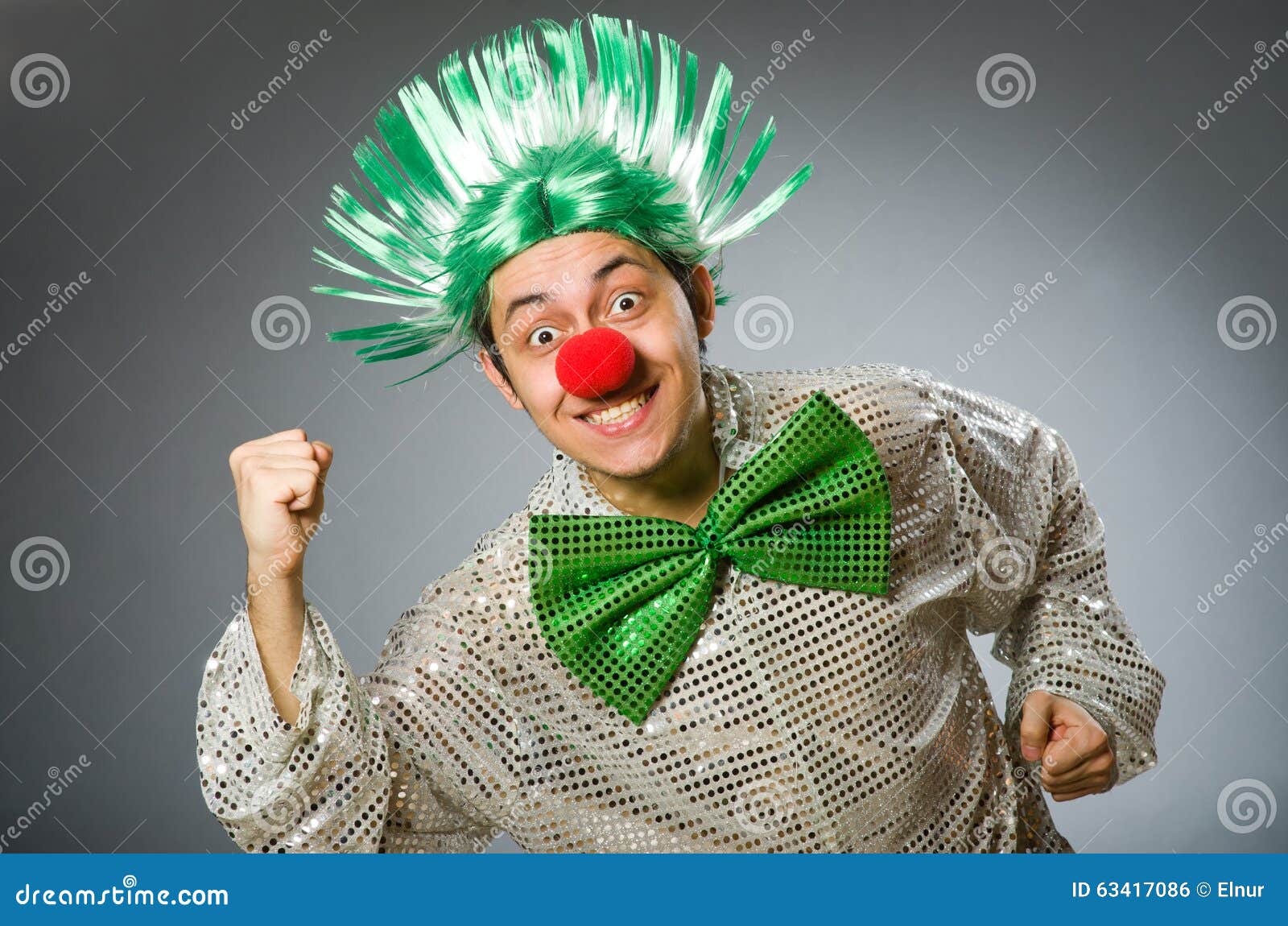 The Funny Man with Mohawk Hairstyle Stock Photo - Image of carnival ...