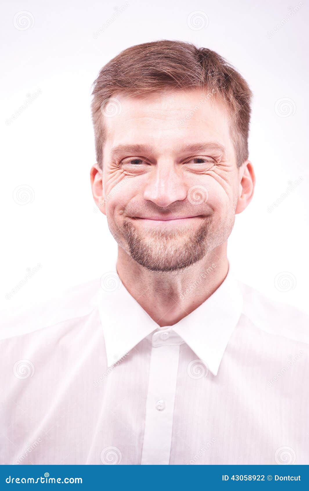 Funny man smiling stock photo. Image of expression, person - 43058922