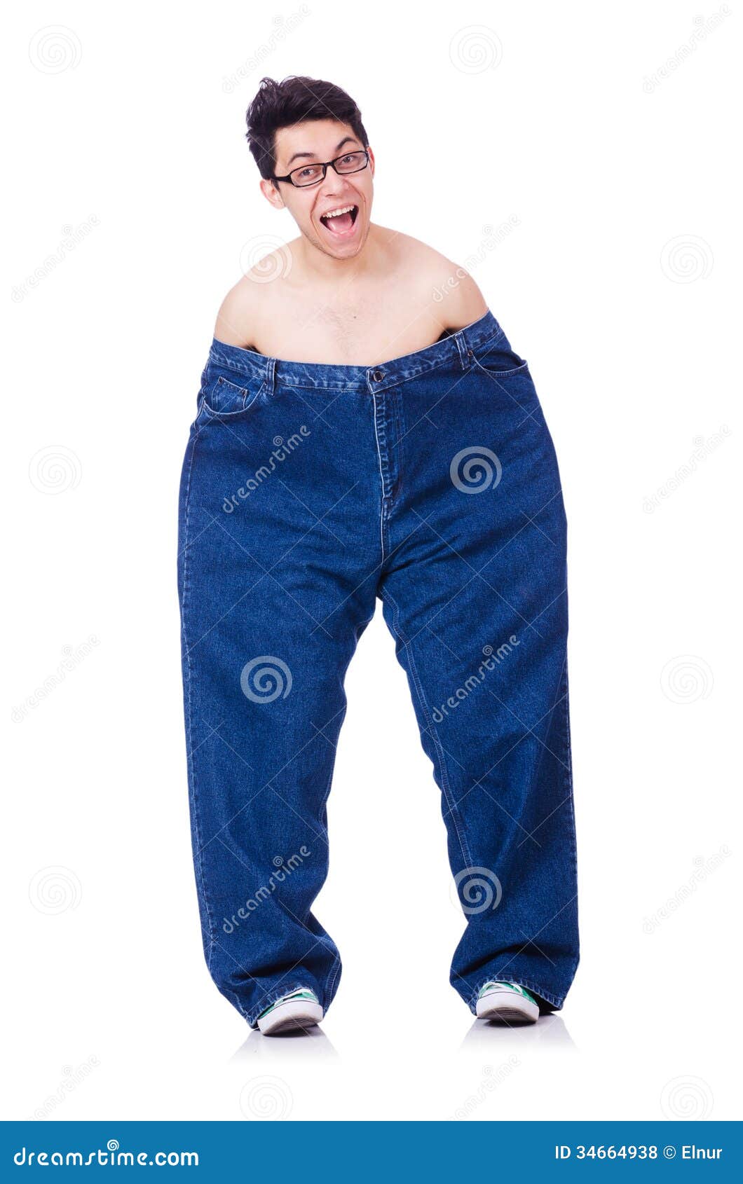 Funny Man With Trousers Royalty Free Stock Photos - Image: 34664938