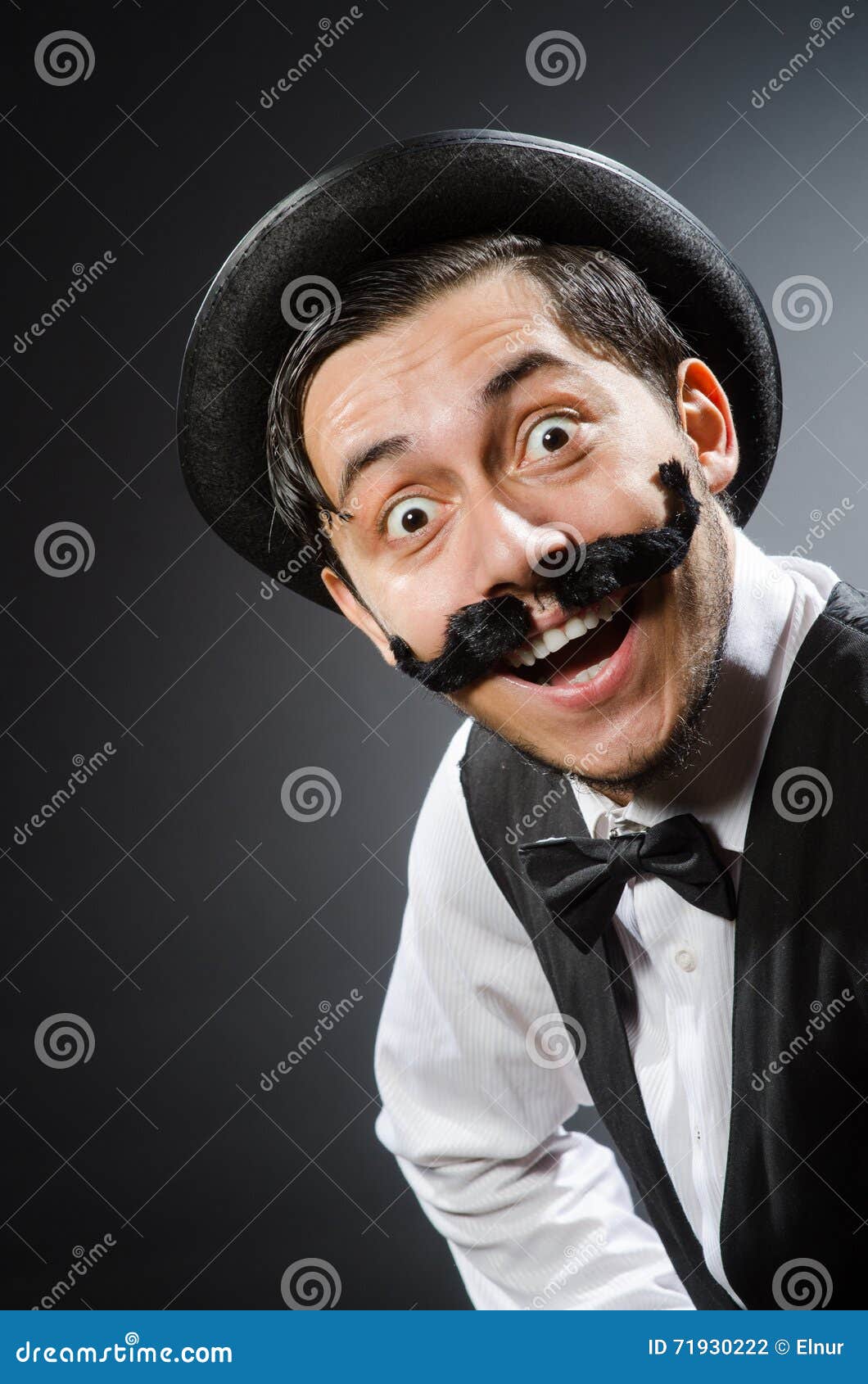 The Funny Man in Vintage Concept Stock Photo - Image of funny, male ...