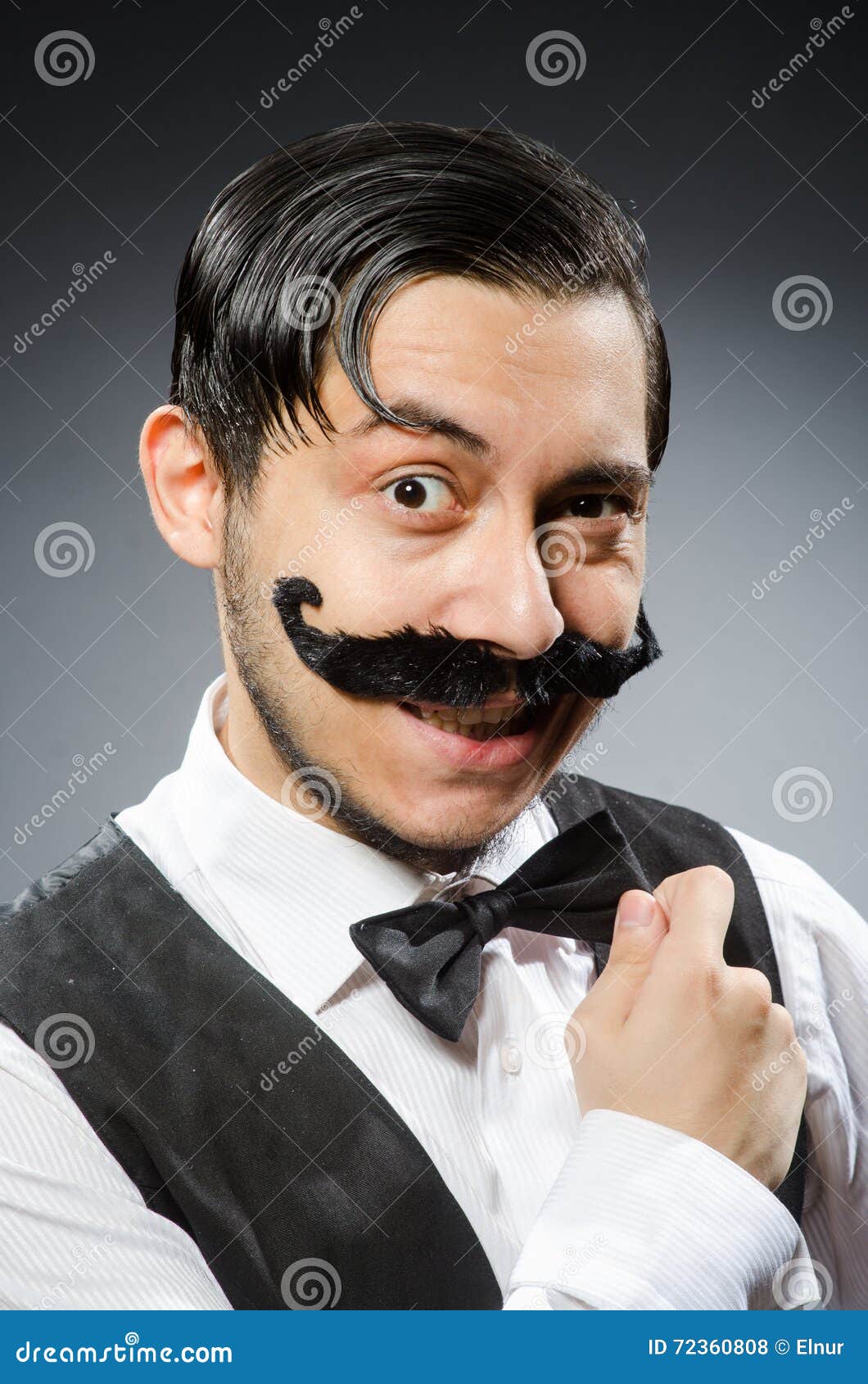 The Funny Man in Vintage Concept Stock Photo - Image of case ...