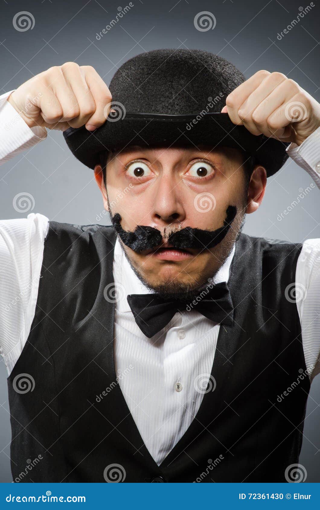 The Funny Man in Vintage Concept Stock Photo - Image of horror ...