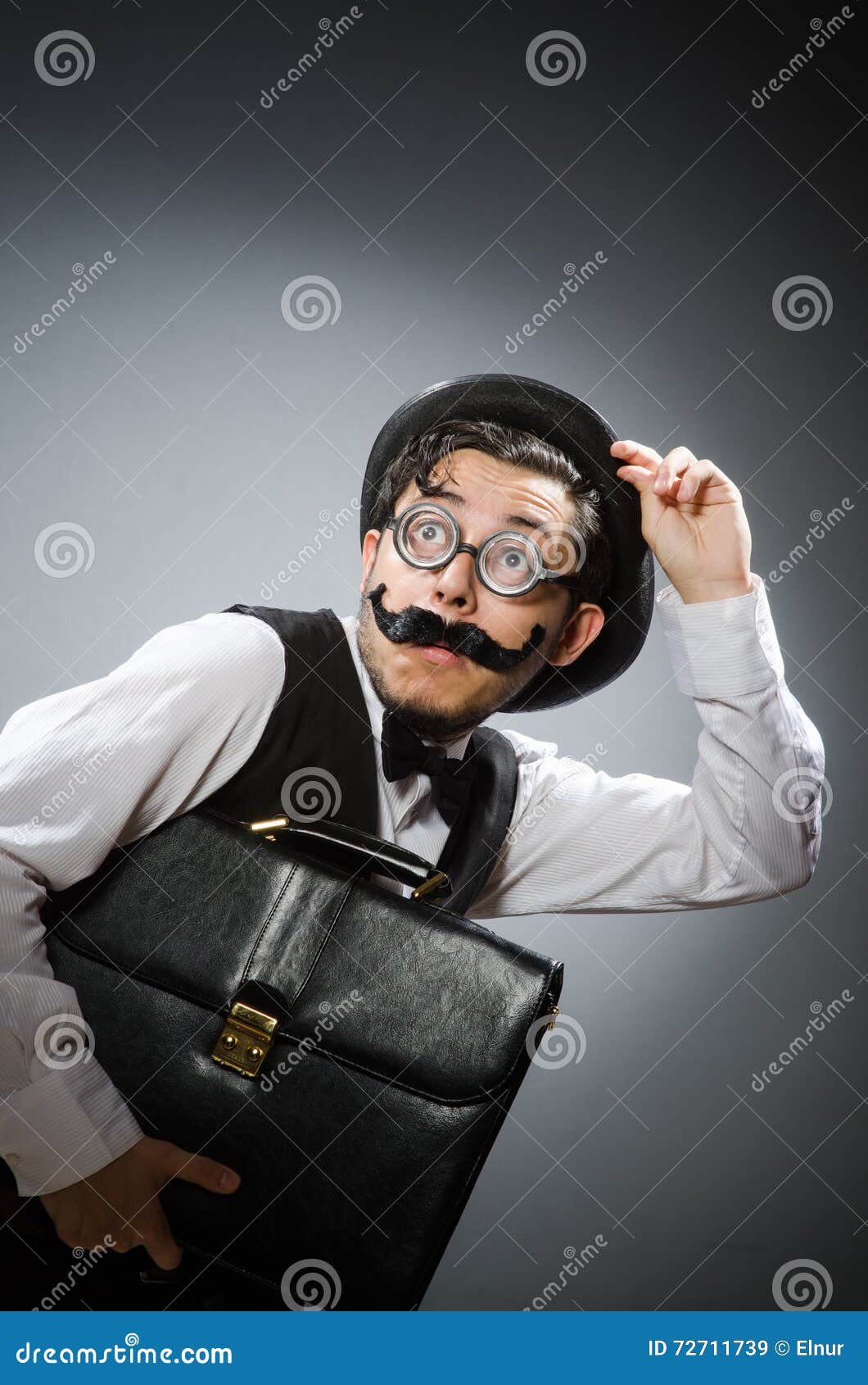 The Funny Man in Vintage Concept Stock Image - Image of nostalgia ...