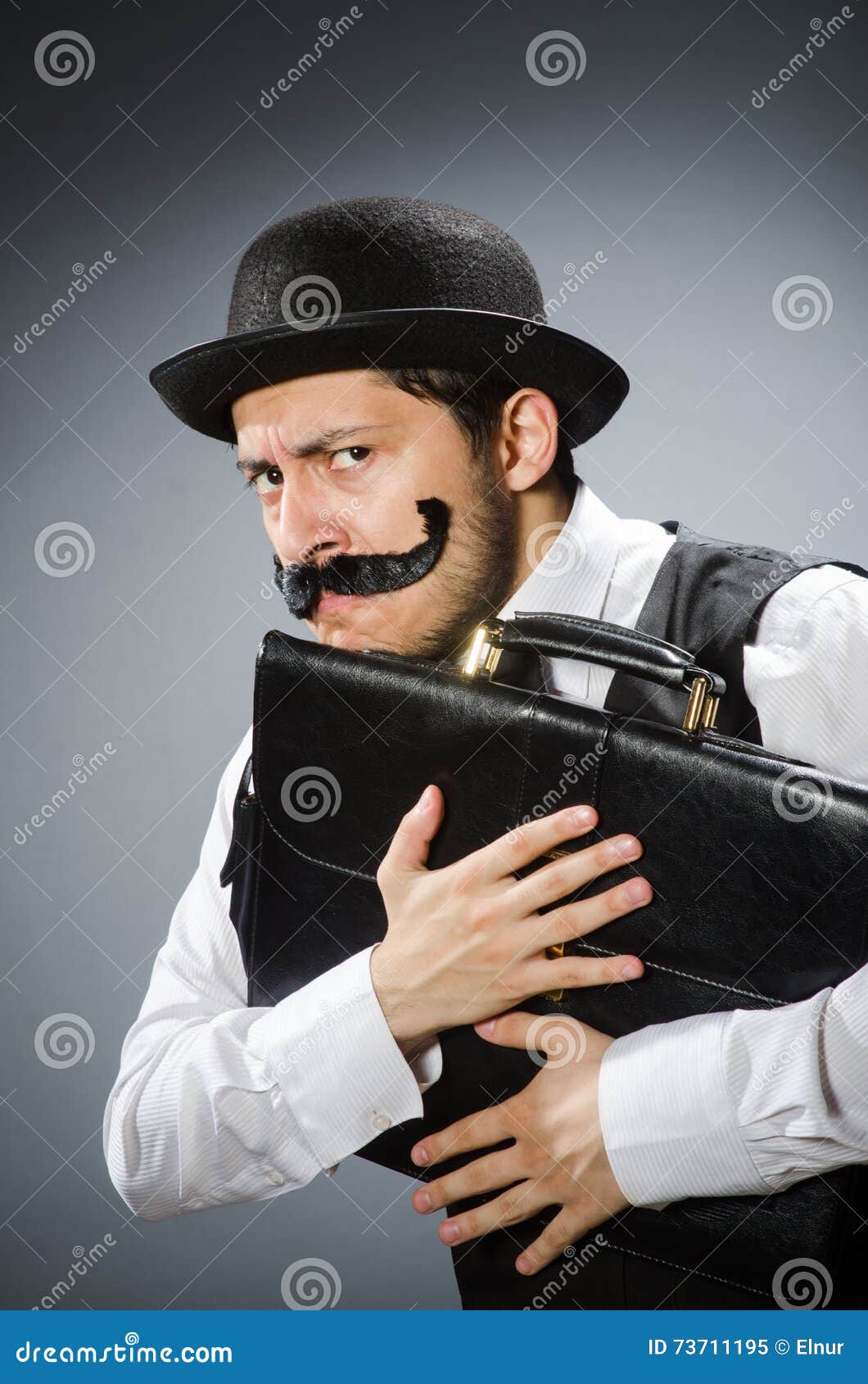 The Funny Man in Vintage Concept Stock Image - Image of fashion, funny ...
